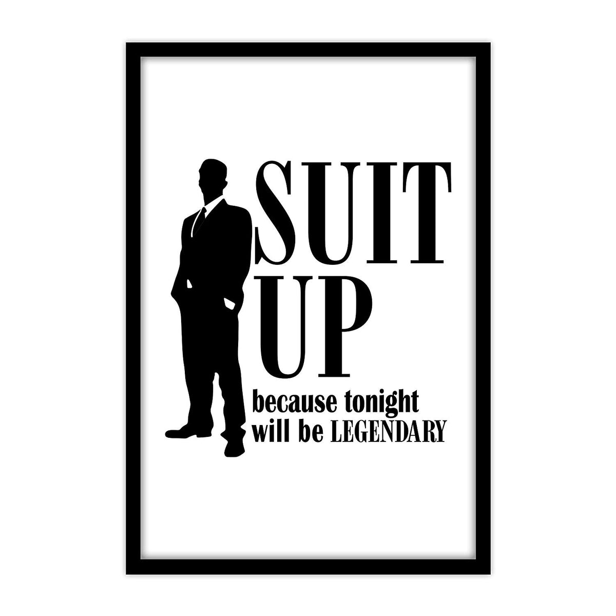 Barney Stinson Suit Up Poster
